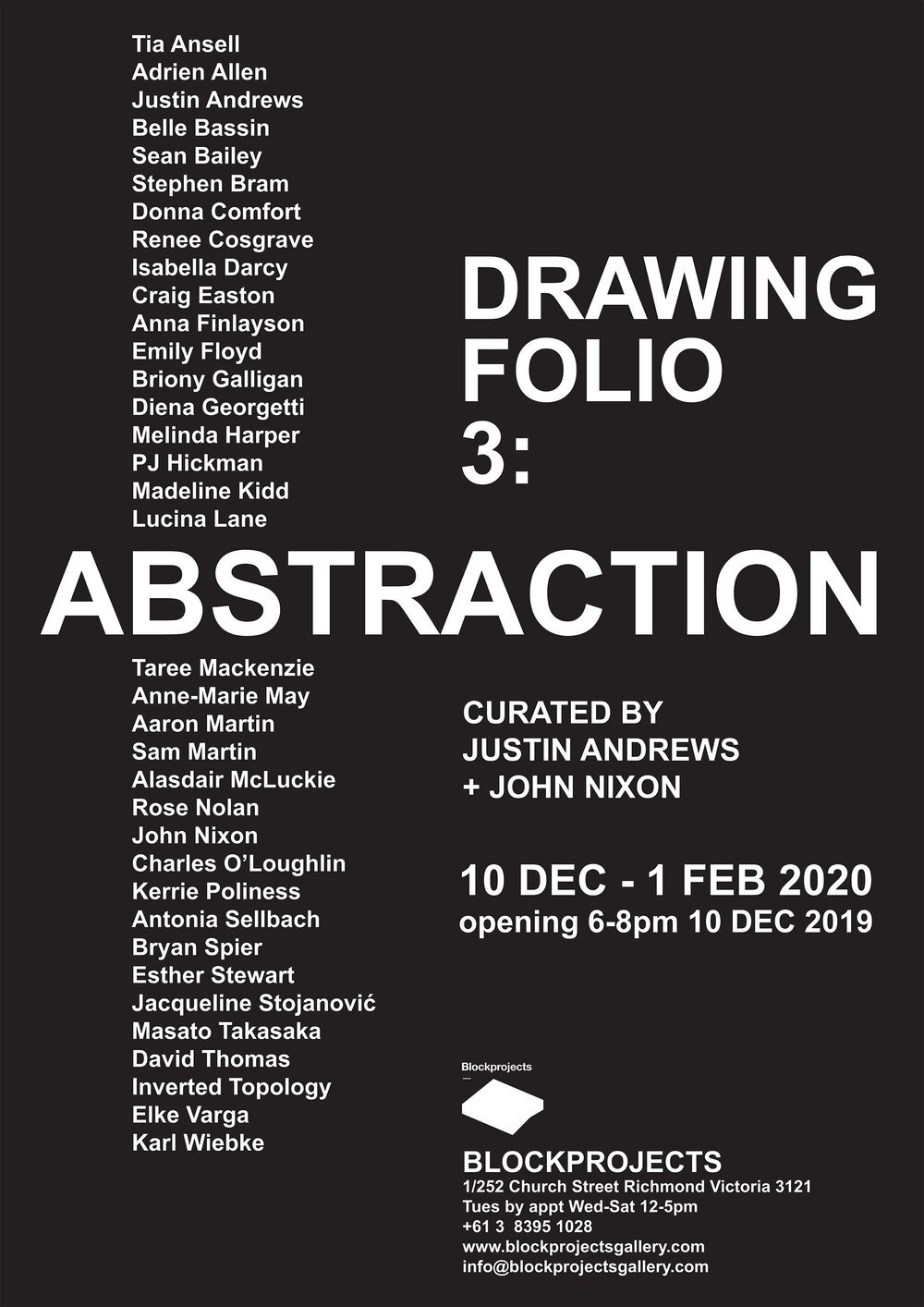 Drawing Folio 3: Abstraction, Blockprojects - Buxton Contemporary